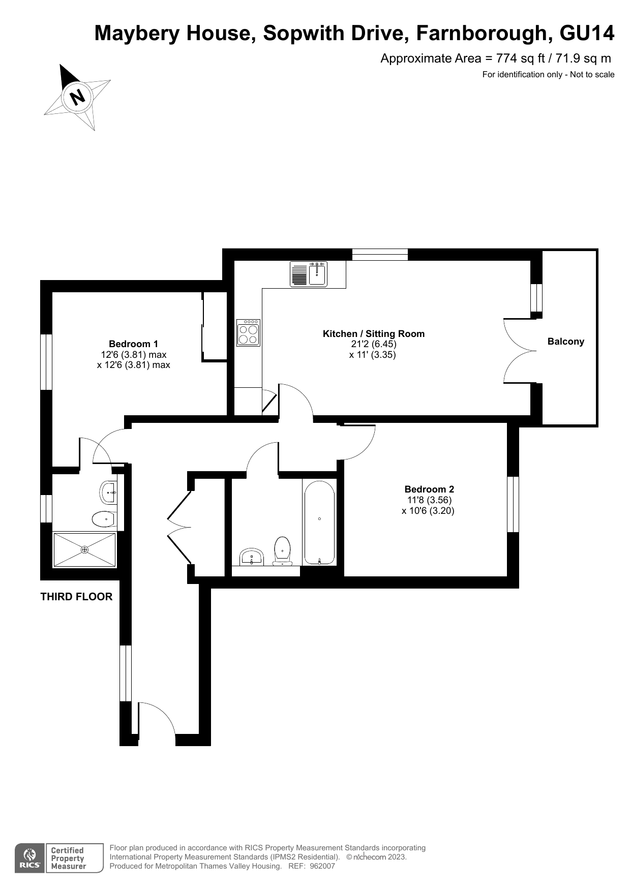 GU14 6GP – 2 bedroom apartment in Farnborough – Share to Buy